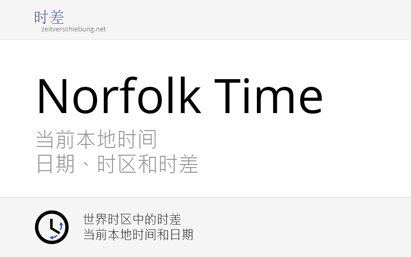 NFT - Norfolk Time: 当前本地时间