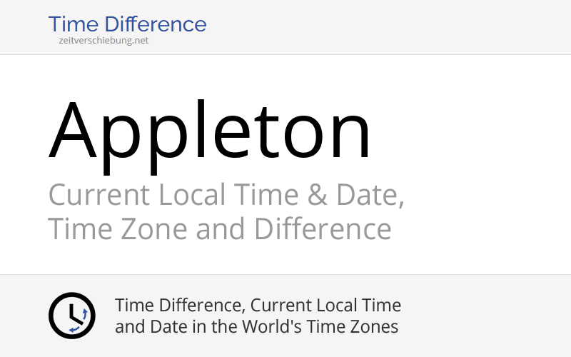 Current Local Time in Appleton, United States (Outagamie County ...