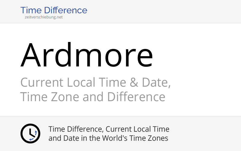 Current Local Time in Ardmore, United States (Carter County, Oklahoma ...