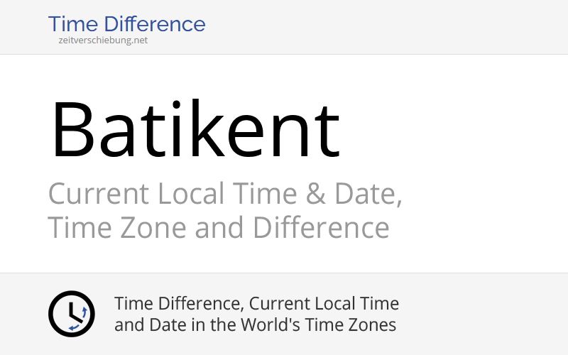 Current Local Time in Batikent, Turkey (Ankara): Date, time zone, time ...
