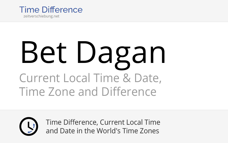 Current Local Time in Bet Dagan, Israel (Central District): Date, time ...