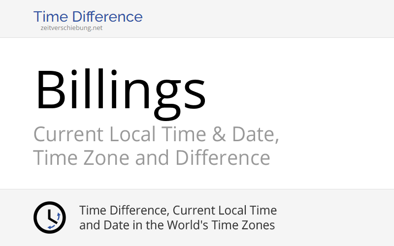 Current Local Time in Billings, United States (Yellowstone County ...