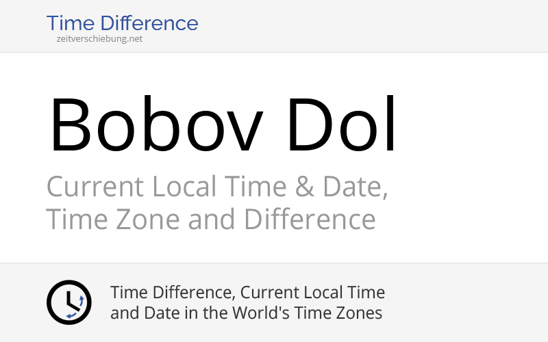 Current Local Time in Bobov Dol, Bulgaria (Obshtina Bobov Dol ...
