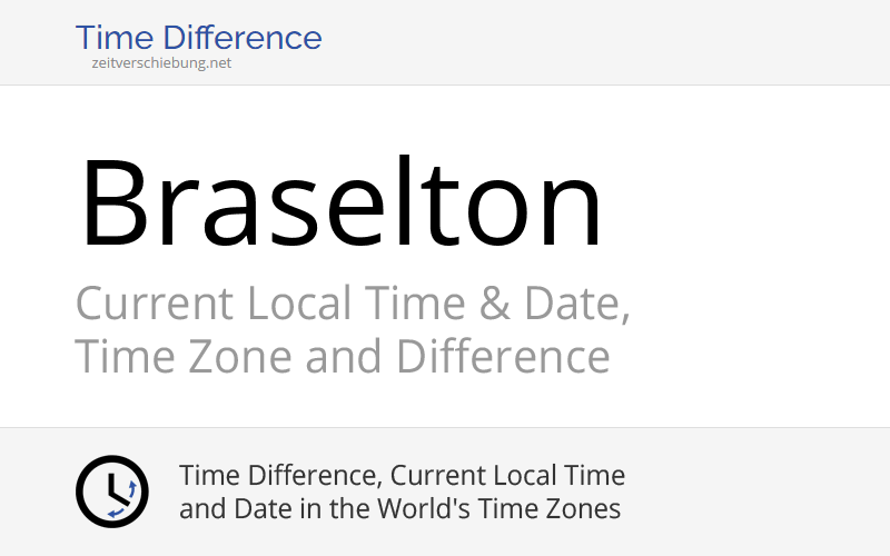 Current Local Time in Braselton, United States (Jackson County, Georgia ...