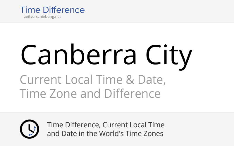 Current Local Time in Canberra City, Australia (Australian Capital ...