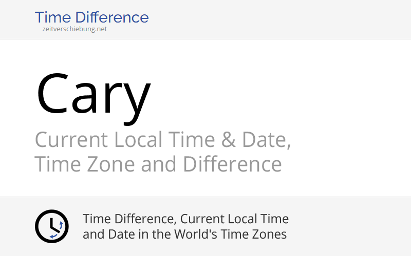 Current Local Time in Cary, United States (Wake County, North Carolina ...