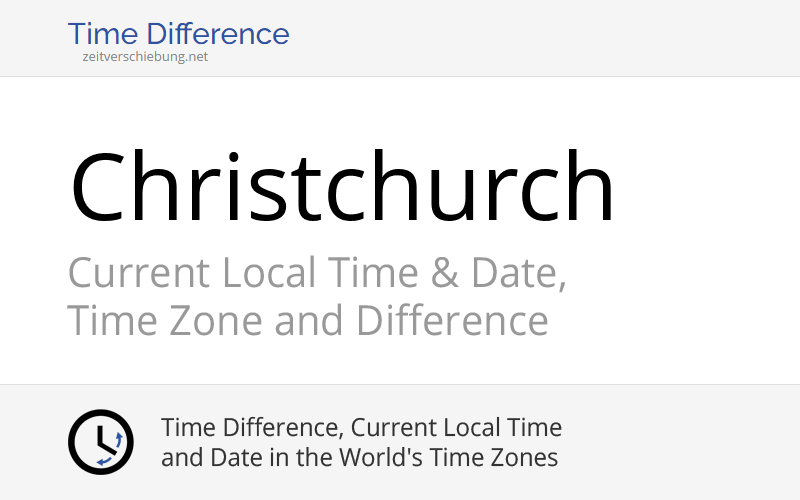Current Local Time in Christchurch, New Zealand (Christchurch City ...