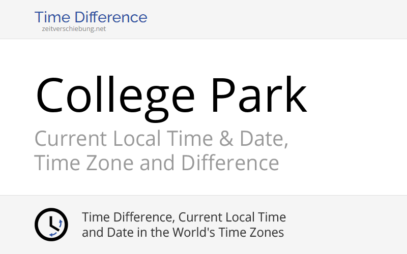 Current Local Time in College Park, United States (Fulton County ...