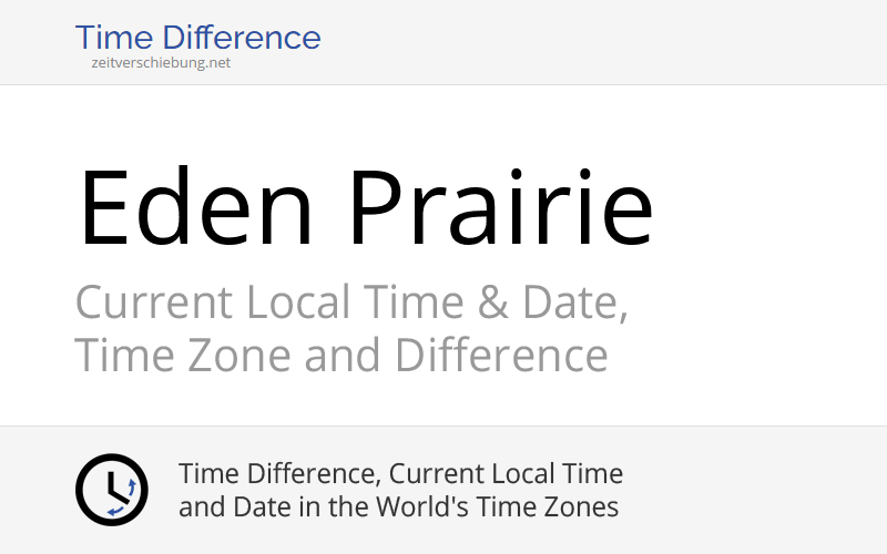 Current Local Time in Eden Prairie, United States (Hennepin County ...