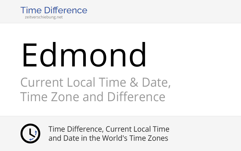Current Local Time in Edmond, United States (Oklahoma County, Oklahoma ...