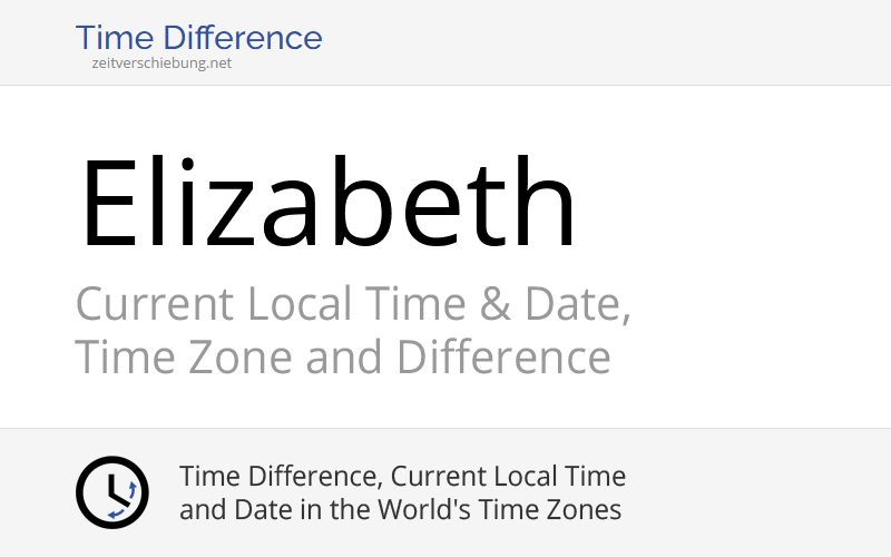 Current Local Time in Elizabeth, United States (Union County, New ...