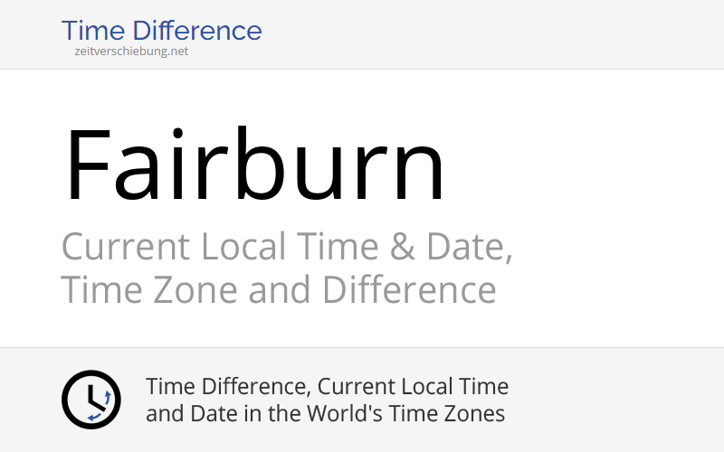 Current Local Time in Fairburn, United States (Fulton County, Georgia ...