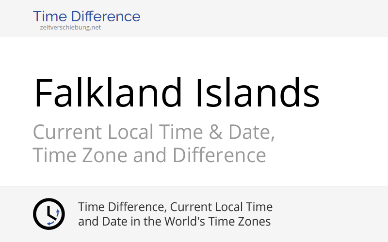 Falkland Islands, South America: Current Local Time & Date, Time Zone ...