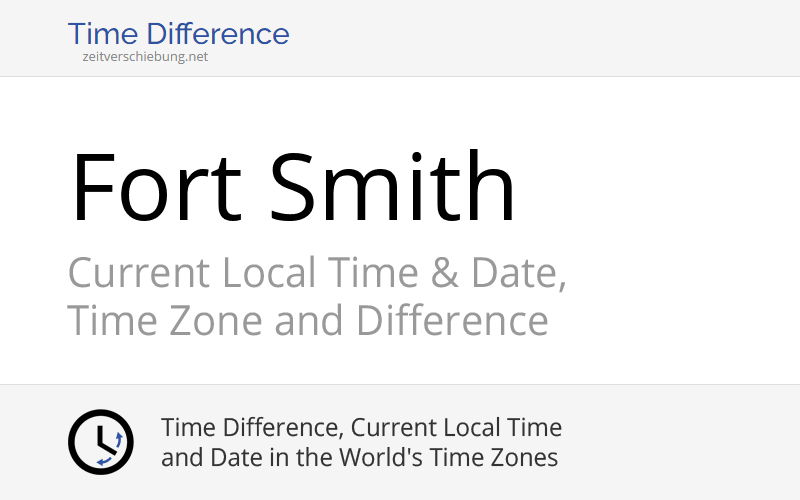 Current Local Time in Fort Smith, United States (Sebastian County ...