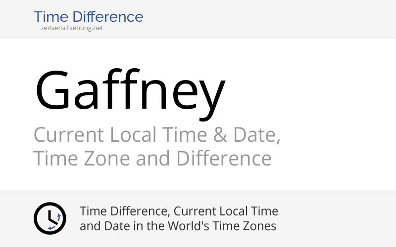 Current Local Time in Gaffney, United States (Cherokee County, South ...