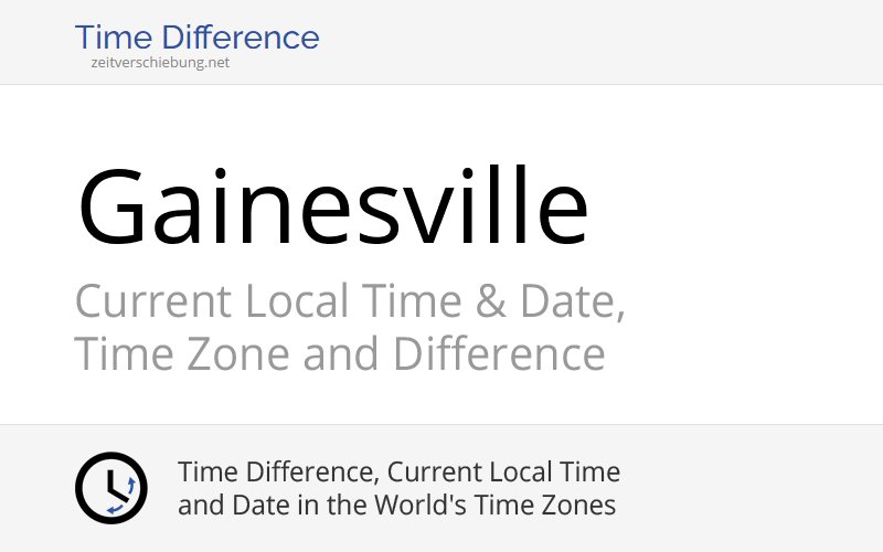 Current Local Time in Gainesville, United States (Hall County, Georgia ...