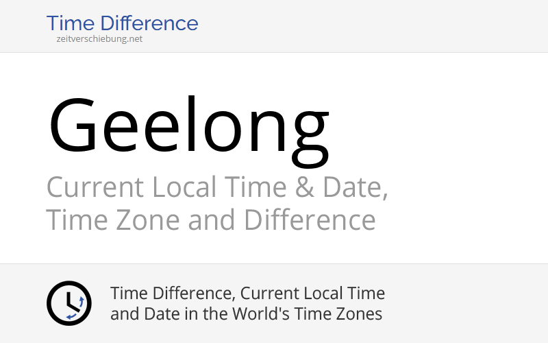 Current Local Time in Geelong, Australia (Greater Geelong, Victoria ...