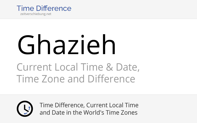 Current Local Time in Ghazieh, Lebanon (Caza de Saida, South ...