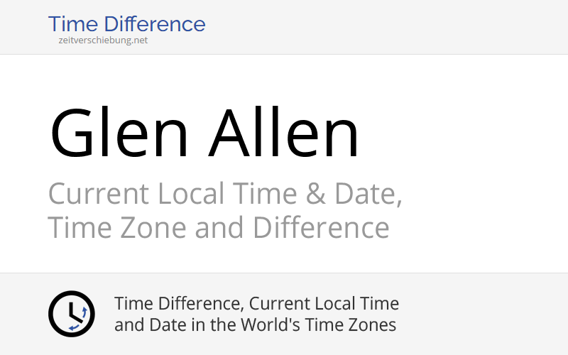 Current Local Time in Glen Allen, United States (Henrico County ...