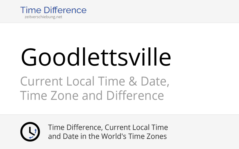 Current Local Time in Goodlettsville, United States (Davidson County ...