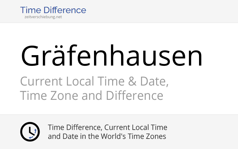 Current Local Time in Gräfenhausen, Germany (Regierungsbezirk Darmstadt ...