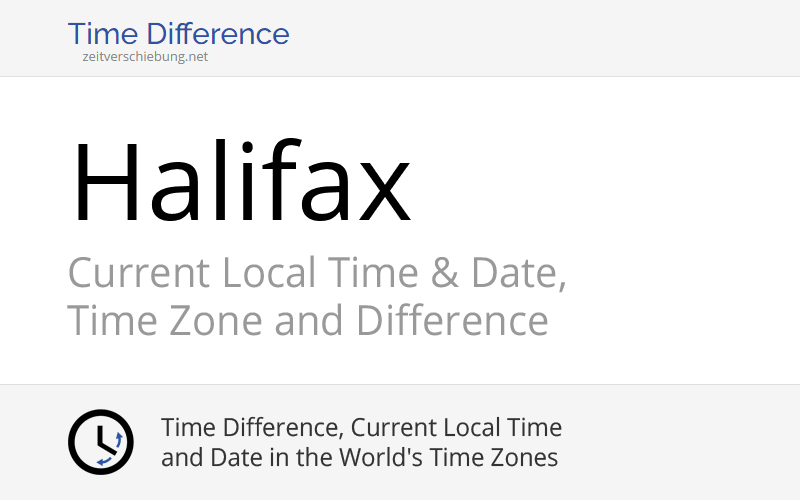 Current Local Time in Halifax, Canada (Halifax Regional Municipality ...