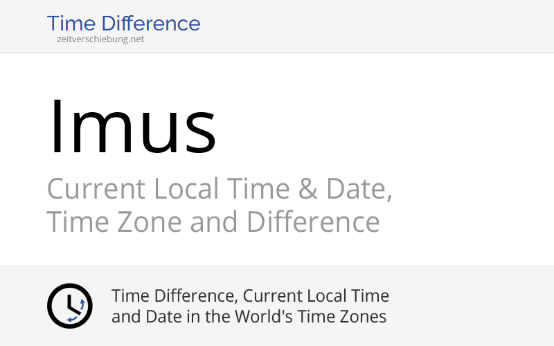 Current Local Time in Imus, Philippines (Province of Cavite, Calabarzon ...