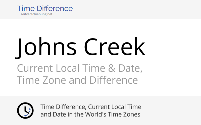 Current Local Time in Johns Creek, United States (Fulton County ...