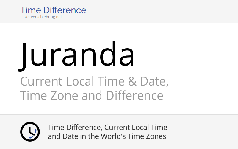 Current Local Time in Juranda, Brazil (Paraná): Date, time zone, time ...