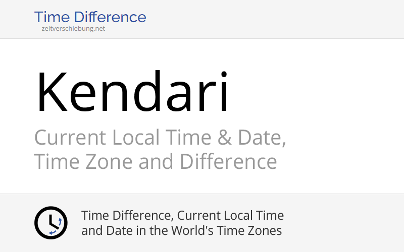 Current Local Time in Kendari, Indonesia (Kota Kendari, Southeast ...