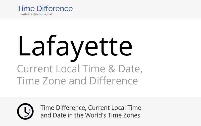 Current Local Time in Lafayette, United States (Boulder County ...