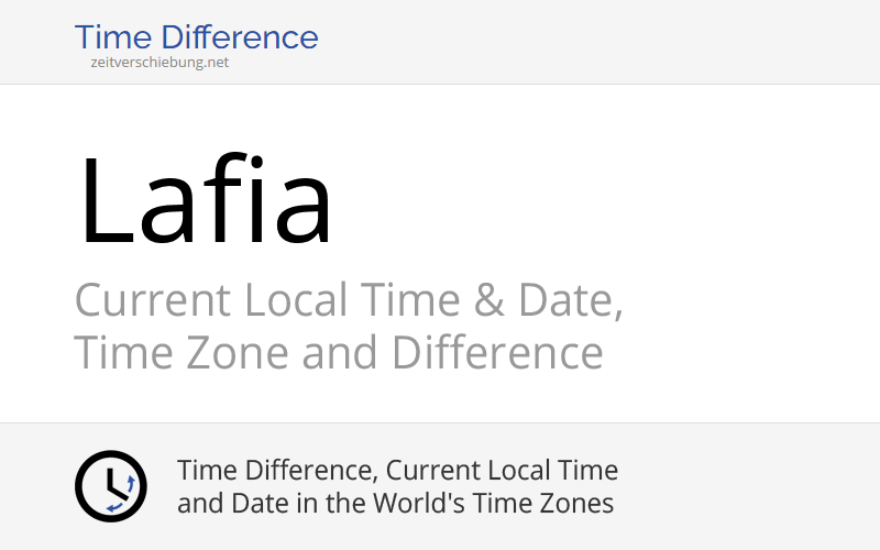 Current Local Time in Lafia, Nigeria (Nassarawa): Date, time zone, time ...