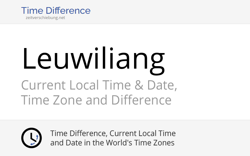 Current Local Time in Leuwiliang, Indonesia (Kabupaten Bandung, West ...