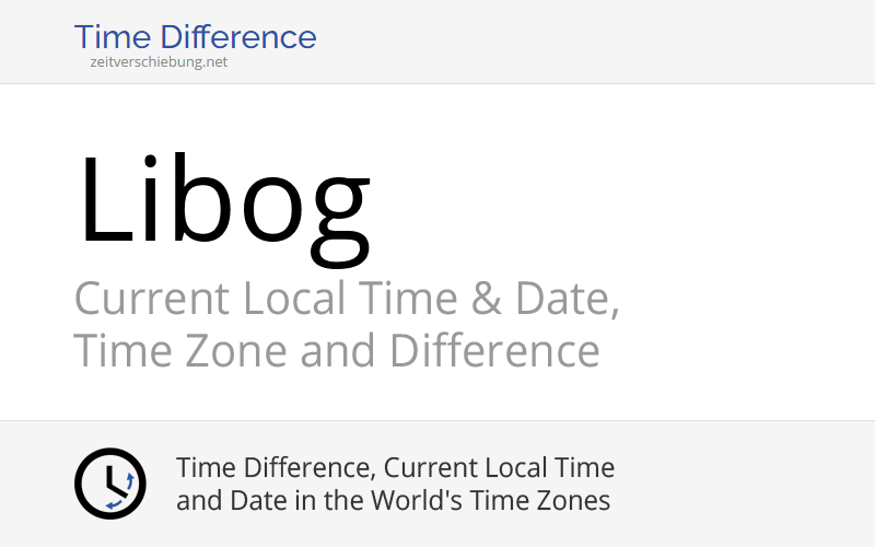 Current Local Time in Libog, Philippines (Province of Albay, Bicol ...