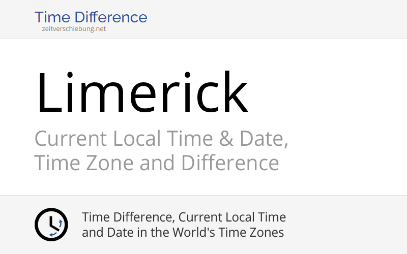 Current Local Time in Limerick, Ireland (Limerick City and County ...