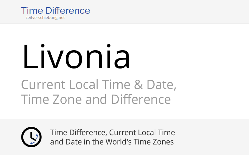 Current Local Time in Livonia, United States (Wayne County, Michigan ...