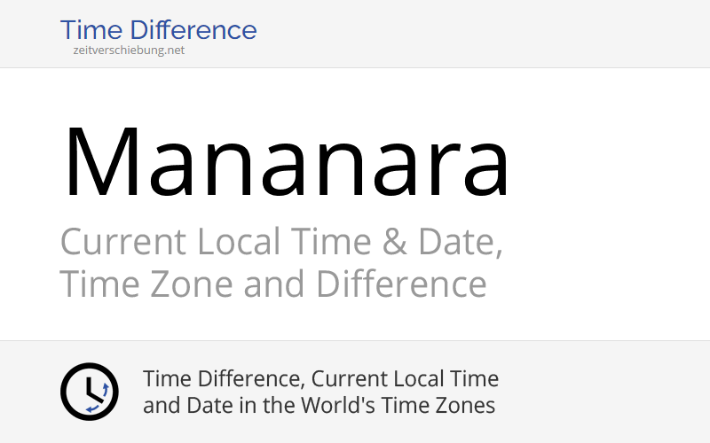 Current Local Time in Mananara, Madagascar (Mananara Nord District ...