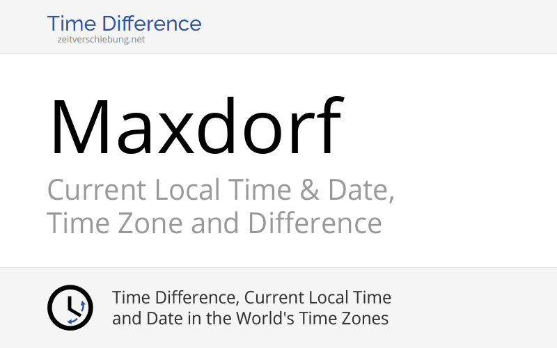 Current Local Time in Maxdorf, Germany (Rheinland-Pfalz): Date, time ...