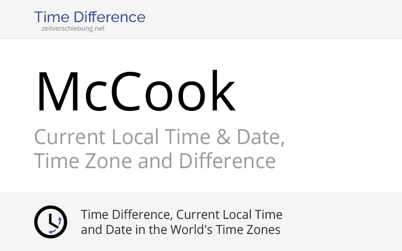 Current Local Time in McCook, United States (Red Willow County ...