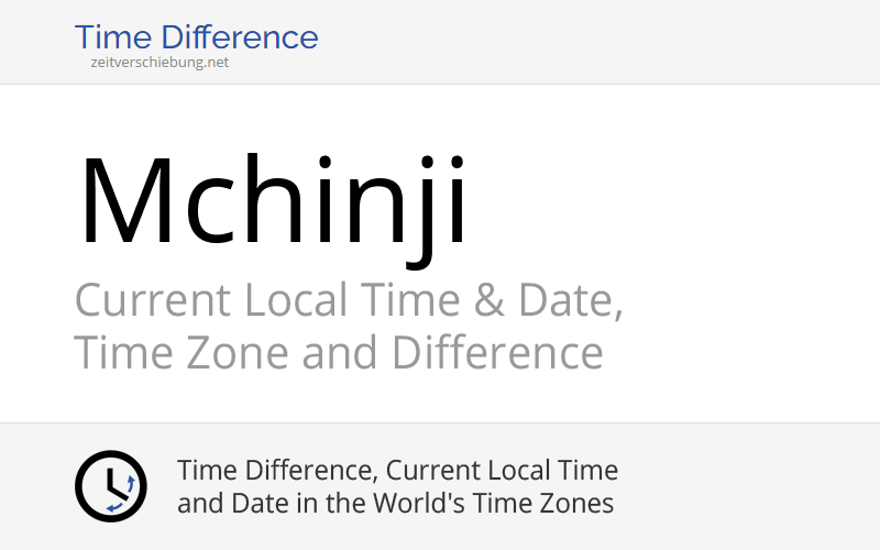 Current Local Time in Mchinji, Malawi (Mchinji District, Central Region ...