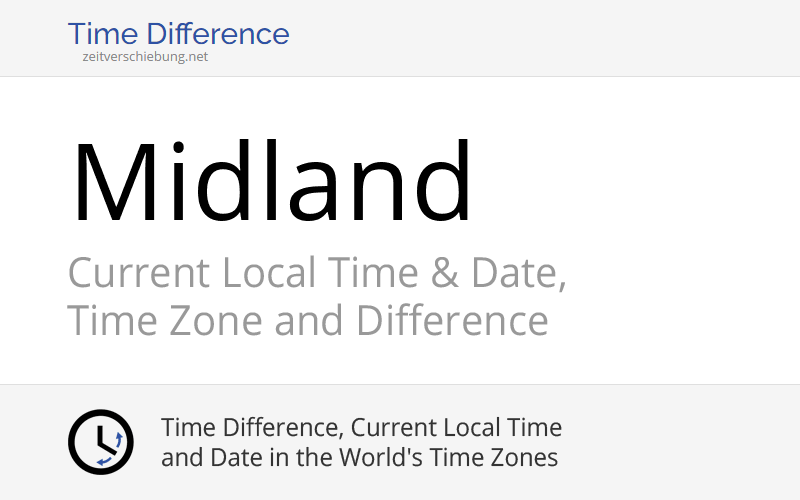 Current Local Time in Midland, United States (Midland County, Texas ...
