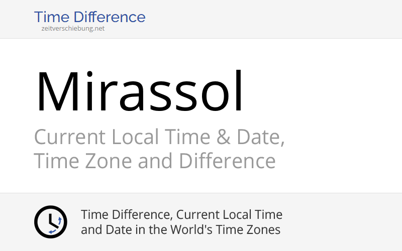 Current Local Time in Mirassol, Brazil (São Paulo): Date, time zone ...