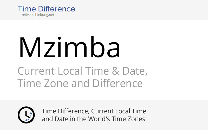 Current Local Time in Mzimba, Malawi (Mzimba District, Northern Region ...