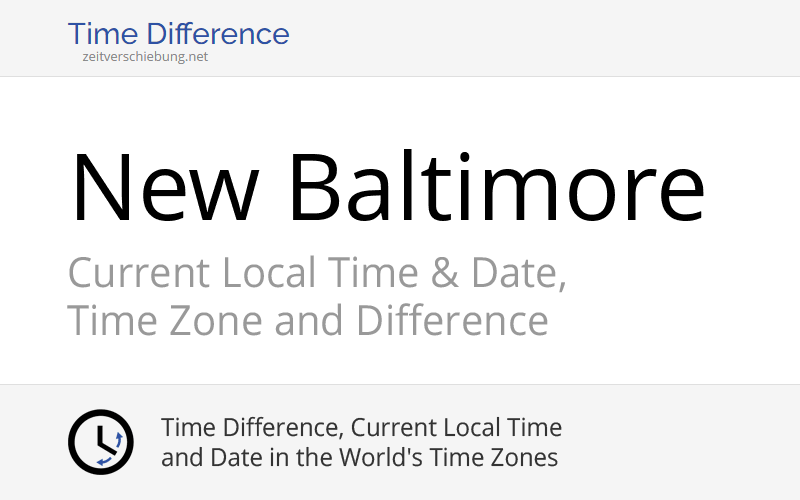 Current Local Time in New Baltimore, United States (Macomb County ...