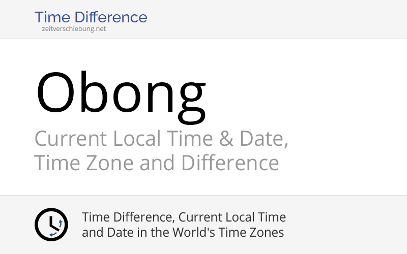 Current Local Time in Obong, Philippines (Province of Cebu, Central ...