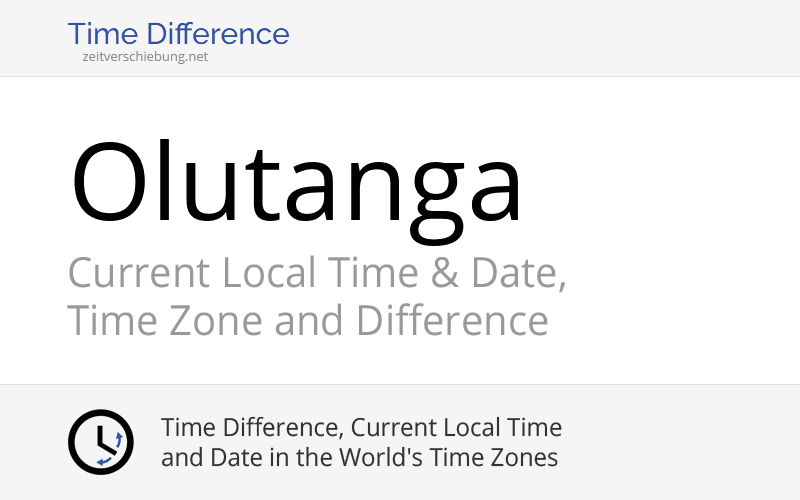Current Local Time in Olutanga, Philippines (Province of Zamboanga ...