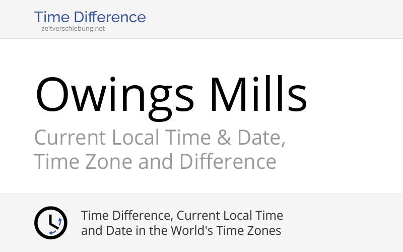 Current Local Time in Owings Mills, United States (Baltimore County ...