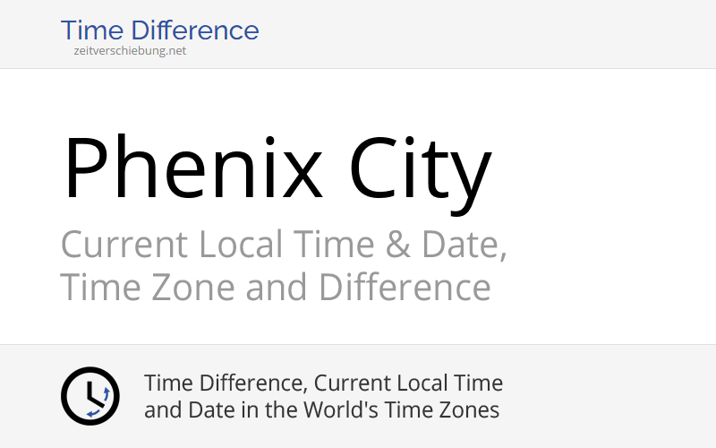 Current Local Time in Phenix City, United States (Russell County ...