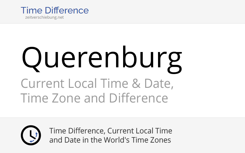 Current Local Time in Querenburg, Germany (Regierungsbezirk Arnsberg ...