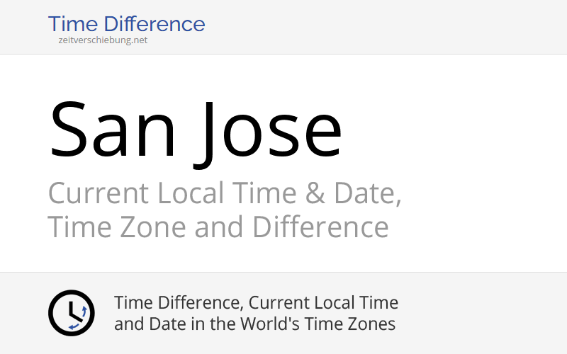 Current Local Time in San Jose, United States (Santa Clara County ...